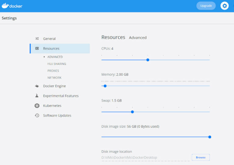 Docker on Windows Settings – Helmuts Kubernetes Blog
